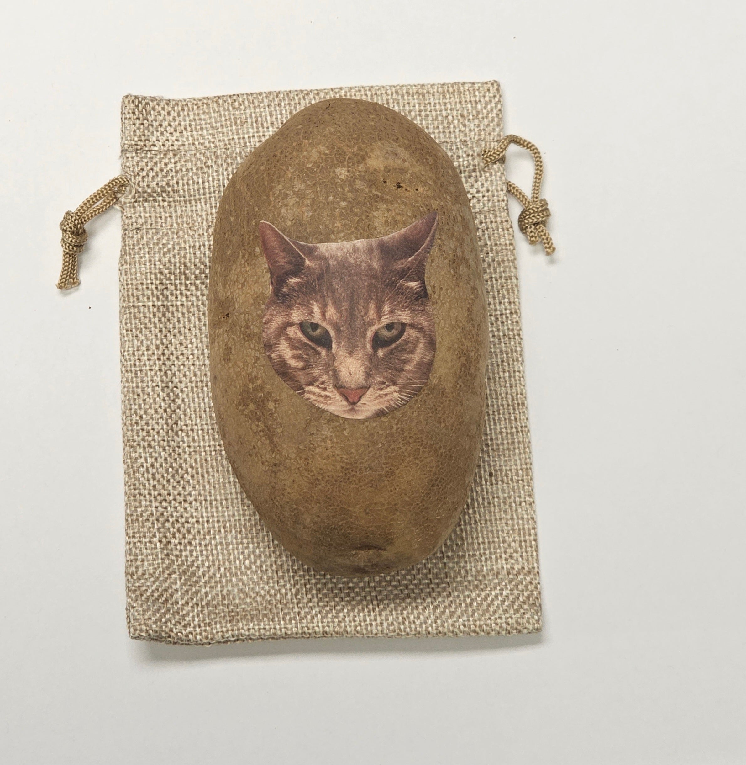 BURLAP SACK & POTATO FACE BUNDLE - The Best Gift Ever :)