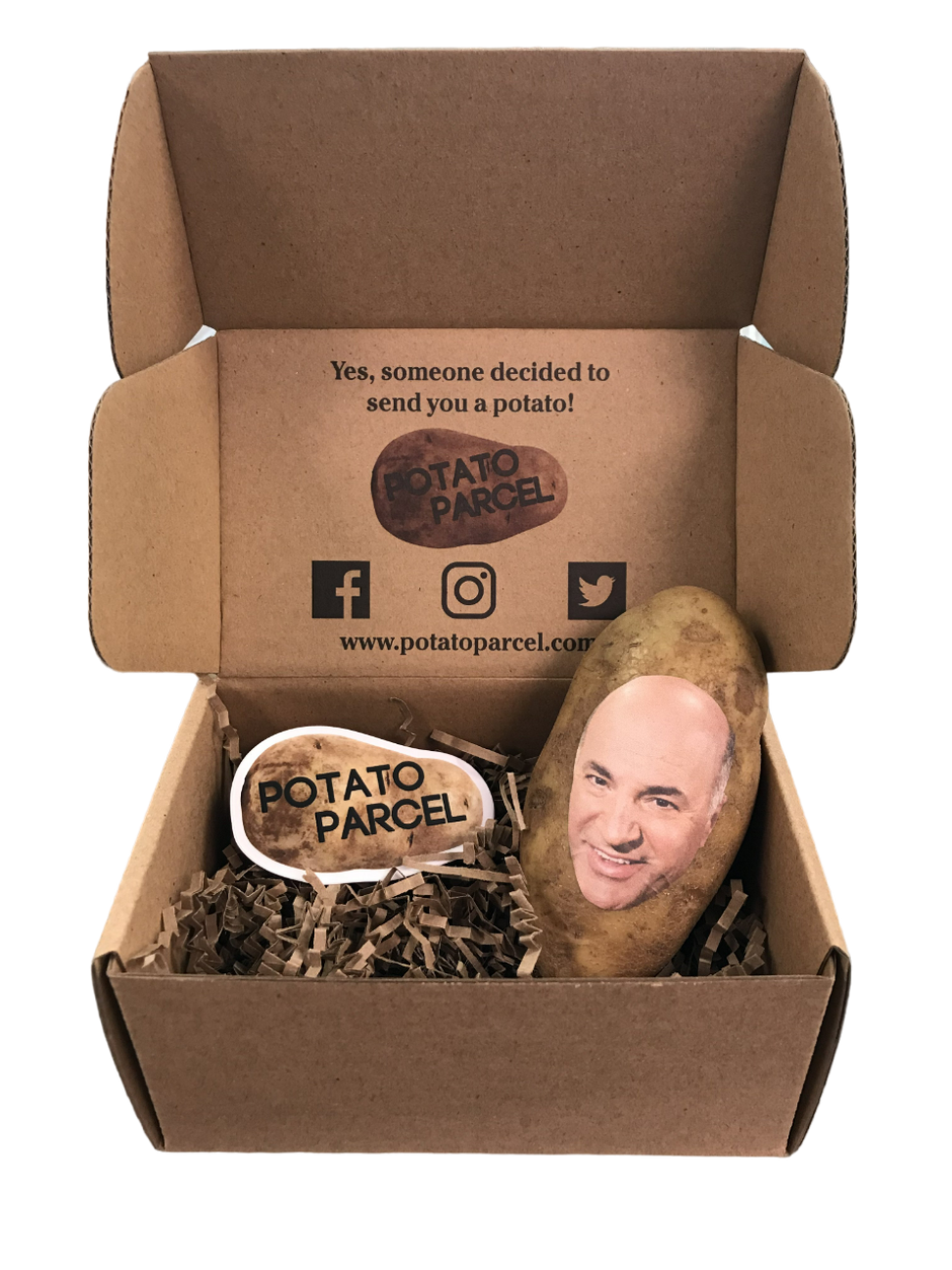 Potato Parcel - Your Image and Message on a Potato! A Unique Gift ...