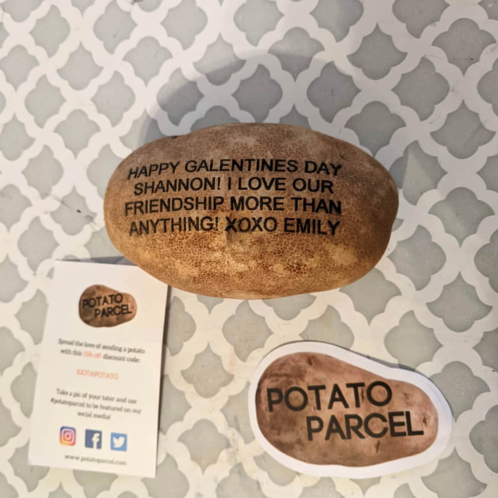 Potato Parcel | Customize Your Message On A Real Potato! - The Best ...
